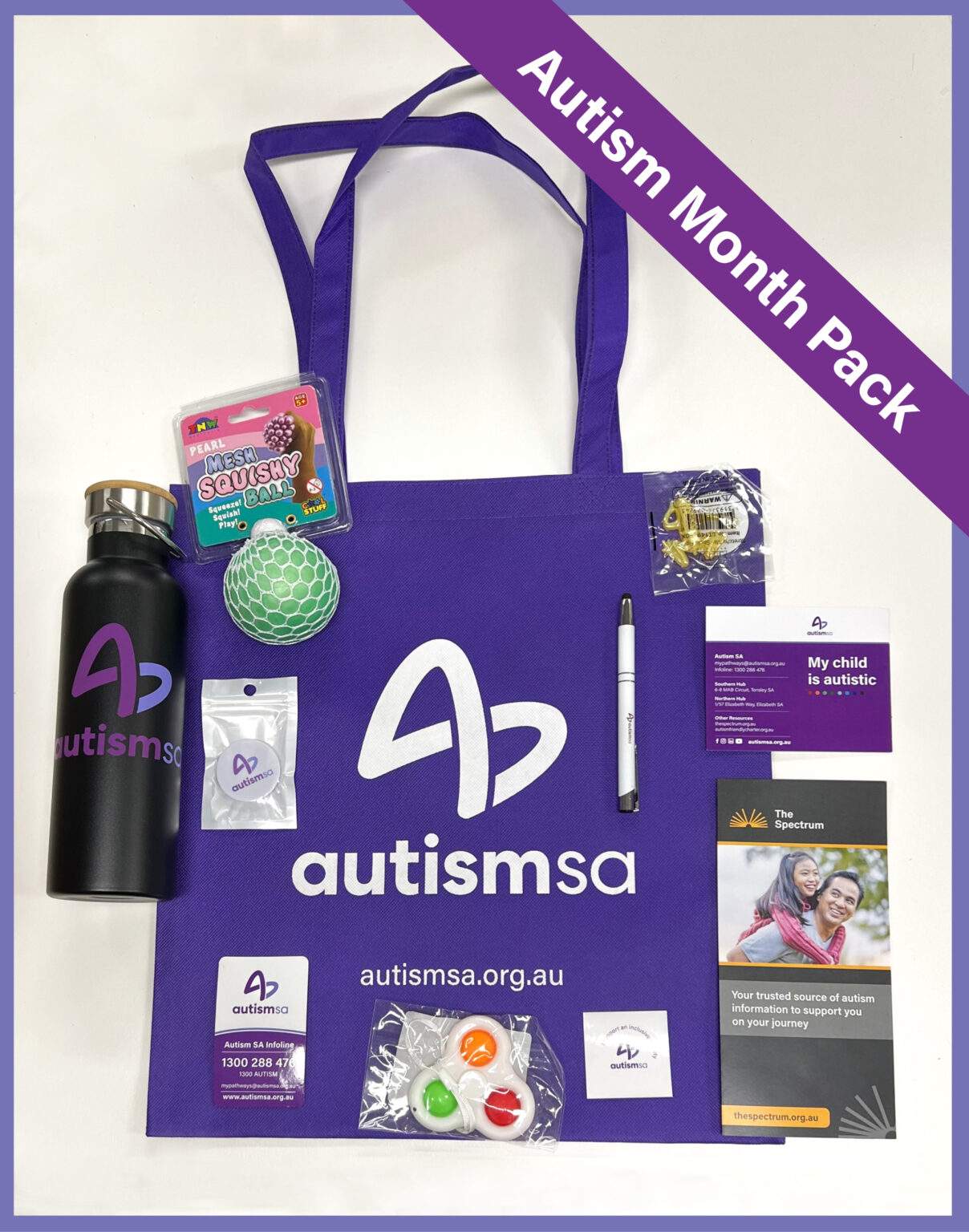 Autism SA merchandise - Autism SA